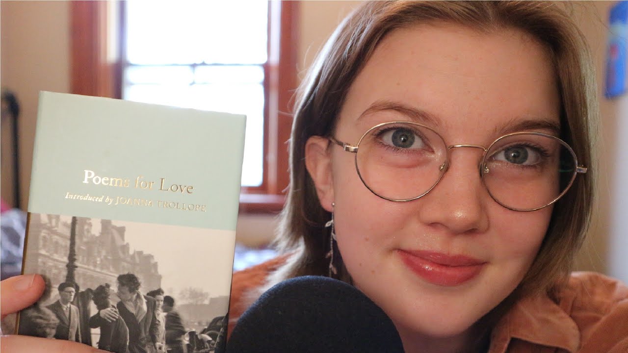 ASMR Reading Poetry Until You Fall Asleep (Ear to ear, whisper, mic ...