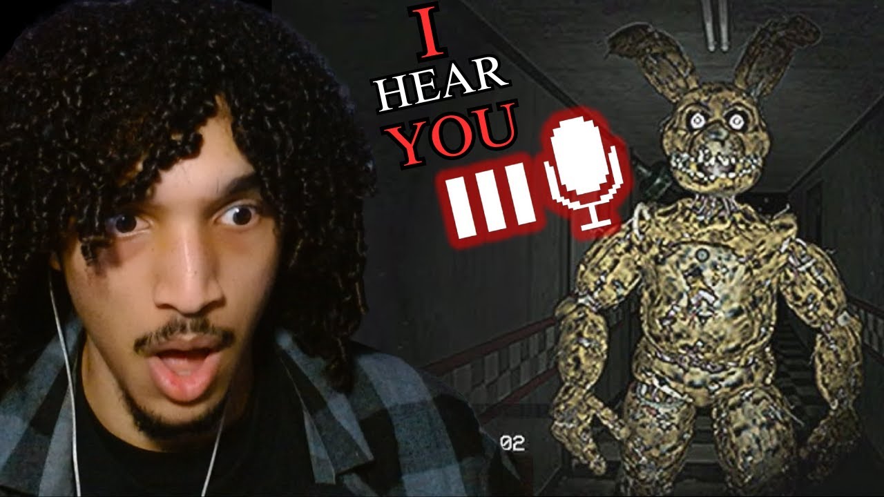 This FNAF game uses your MICROPHONE | Five Nights at Freddy's Urbex ...