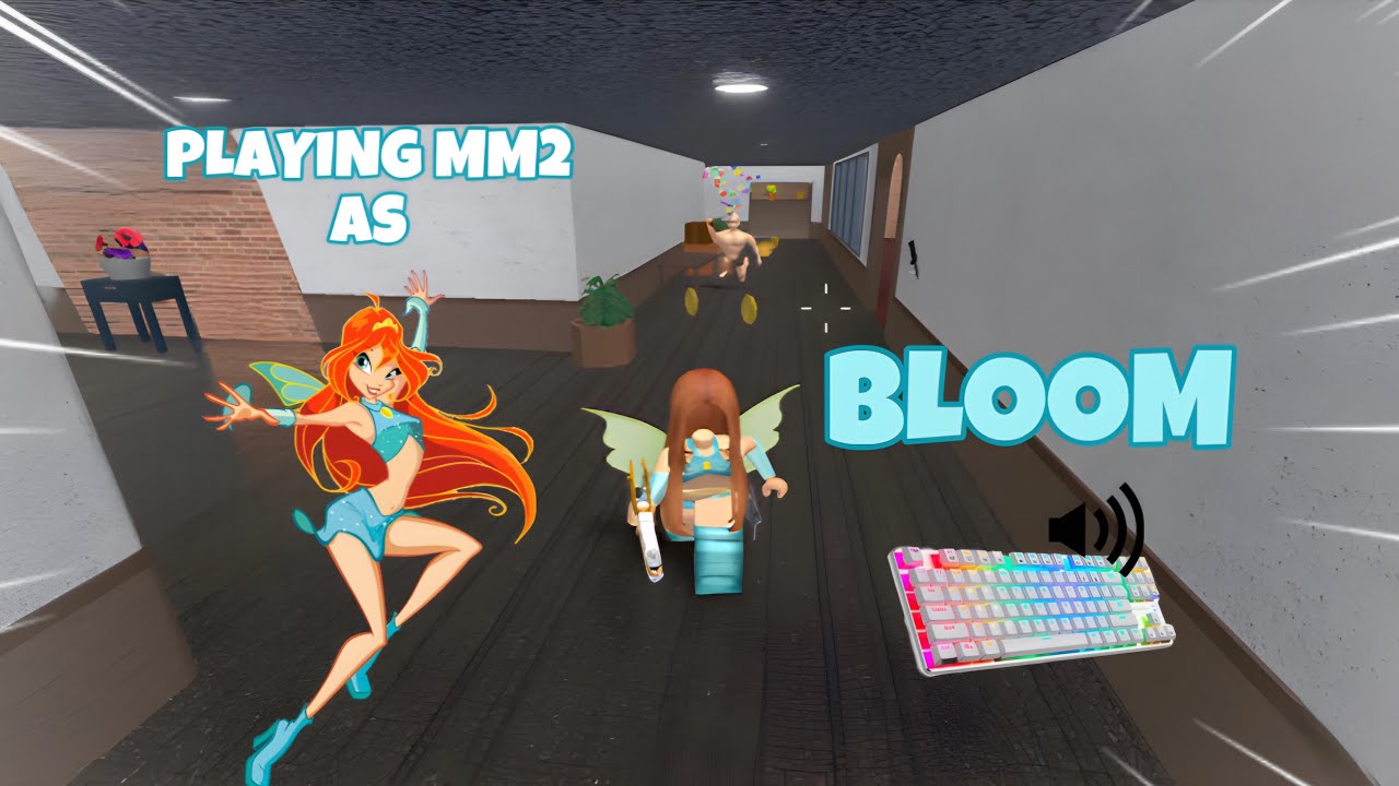BLOOM DESTROYS TEAMERS IN MM2 + GAMEPLAY (KEYBOARD ASMR) - YouTube