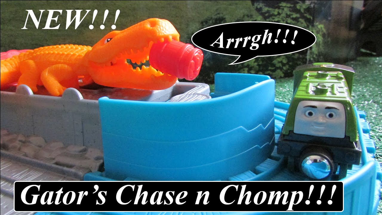 Thomas & Friends Toy Train-Take-n-Play Gator's Chase n Chomp! - YouTube