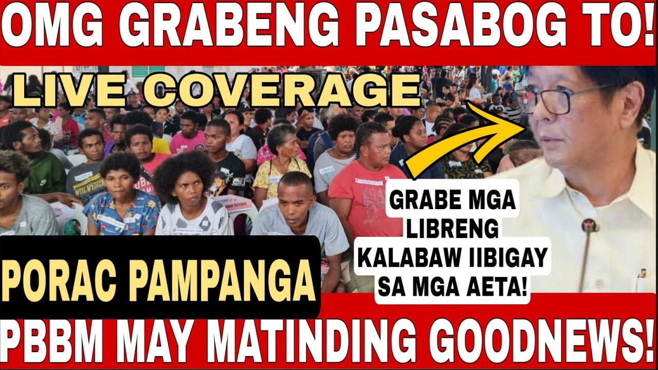 LIVE COVERAGE!!PBBM VIRAL MATAPOS MAPASUGOD SA PAMPANGA!!GRABE ANG ...