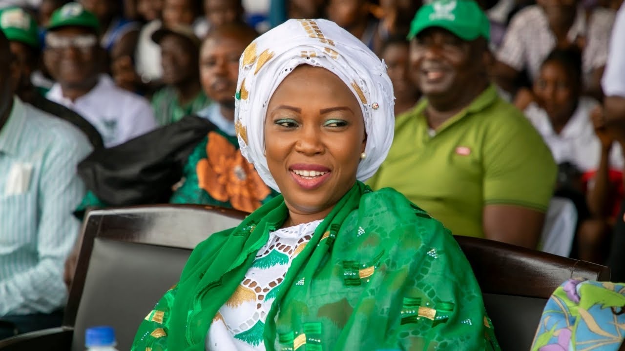 First Lady Fatima Bio Live In Makeni City - YouTube