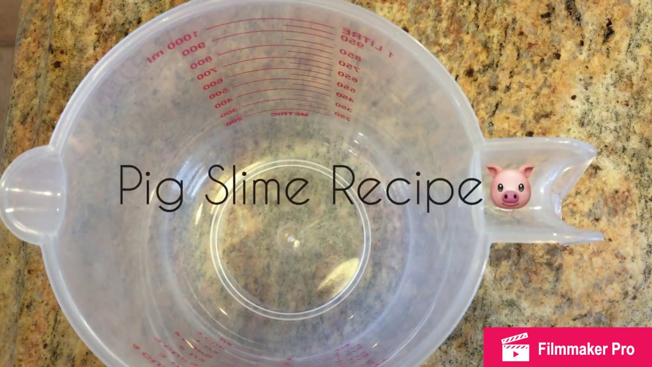 Pig Slime - YouTube