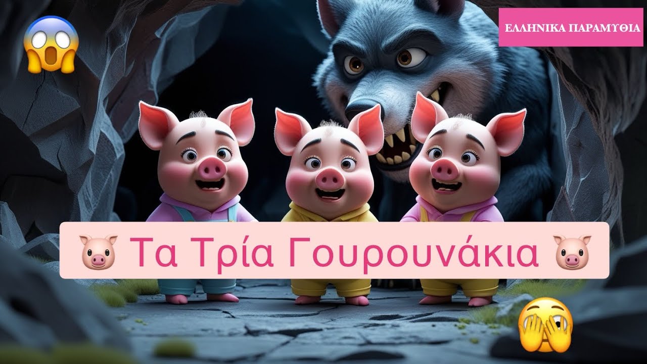 Τα Τρία Γουρουνάκια 🐷 🐺 Παραμύθια Για Μικρούς Και Μεγάλους - YouTube