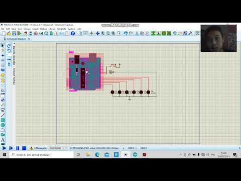 proteus push button - YouTube