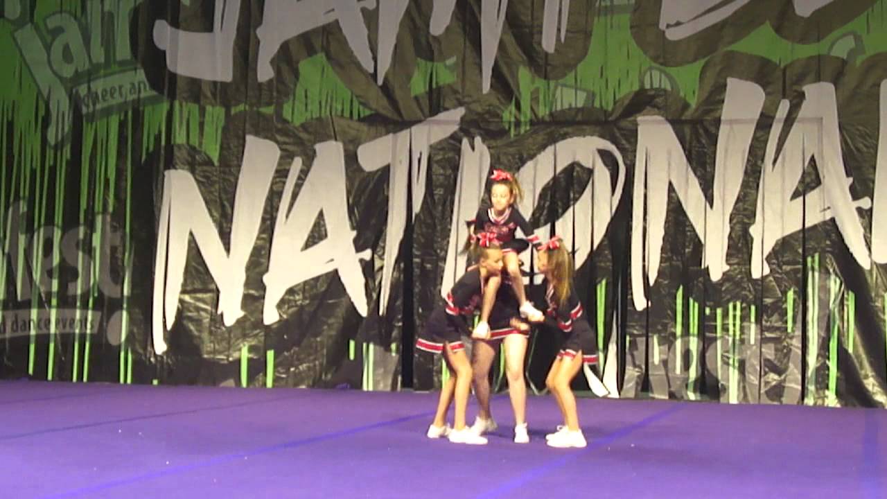 Ready Set Cheer Stunt Group - Alyssa, Chantal, Sydney, and Amy - YouTube
