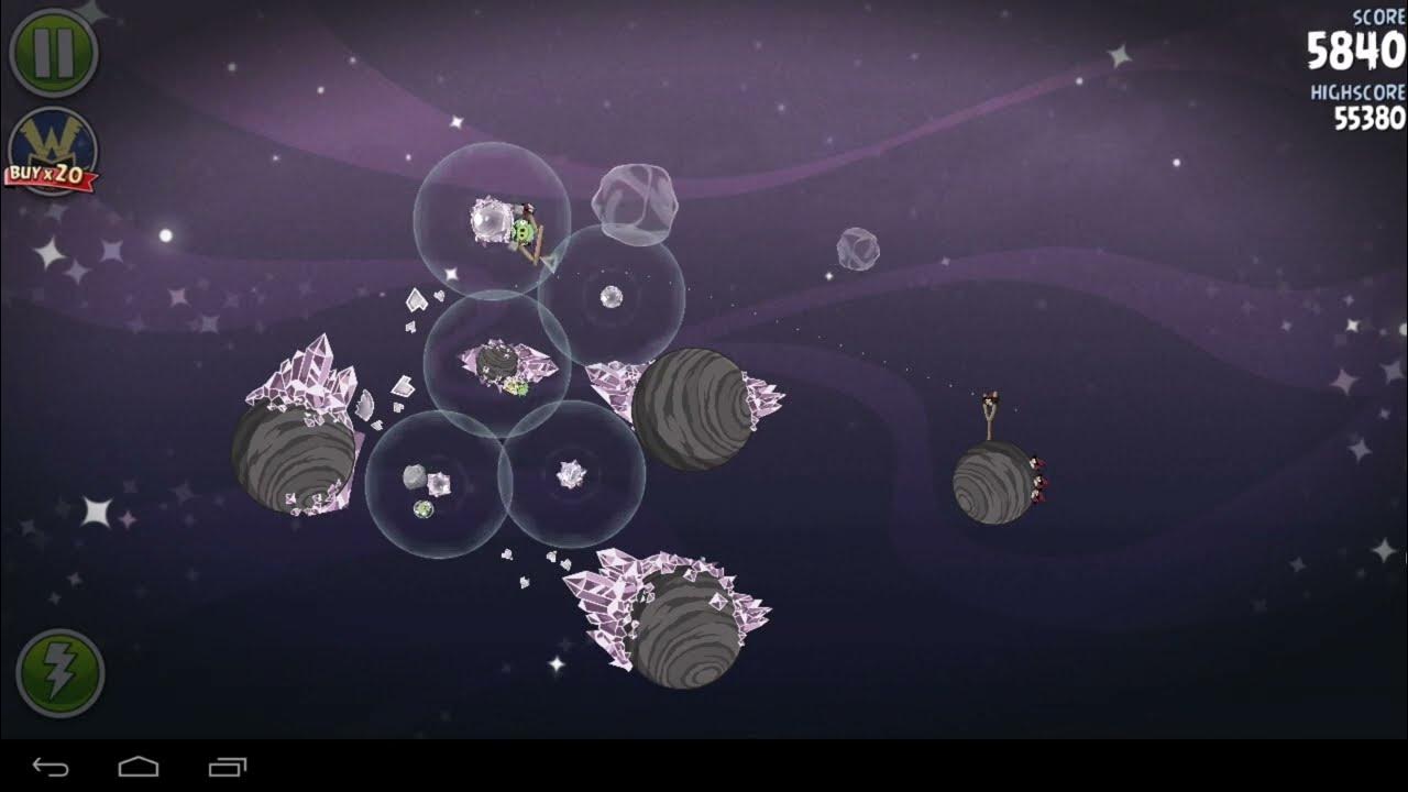 Angry Birds Space Mirror Worlds Cosmic Crystals Mirror World Level M7-8 ...