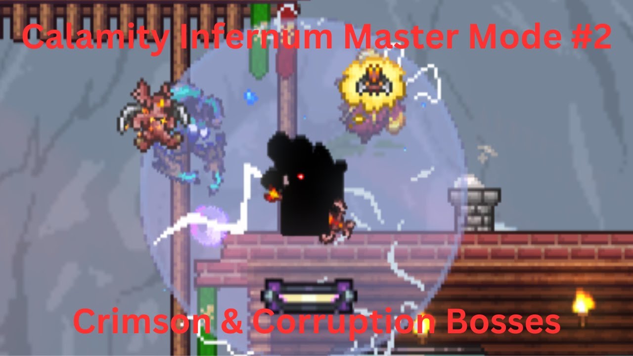 Terraria Calamity INFERNUM MASTER MODE Corruption and Crimson Bosses #2 ...