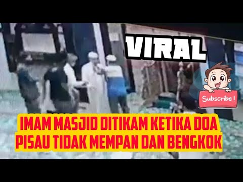 Viral Imam Masjid Ditikam ketika baca Doa tapi pisau malah bengkok
