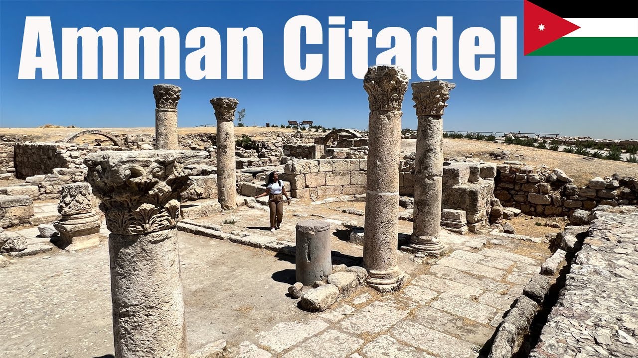 [4K] Amman Citadel Hill Walking Tour | At Center of Downtown Amman ...