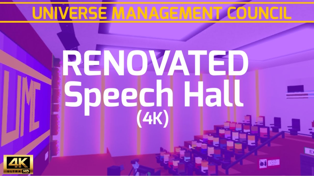 UMC - RENOVATED Speech Hall (4K) - YouTube