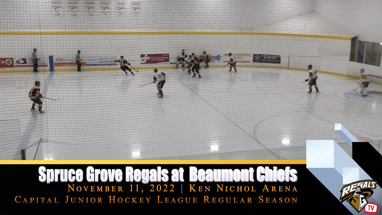 Spruce Grove Regals at Beaumont Chiefs - 2022/23 Regular Season Game ...
