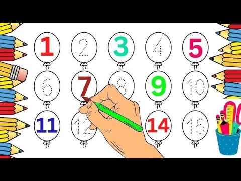 Phonics song,123 Numbers, one two three, 1 to 100 counting, learn to ...