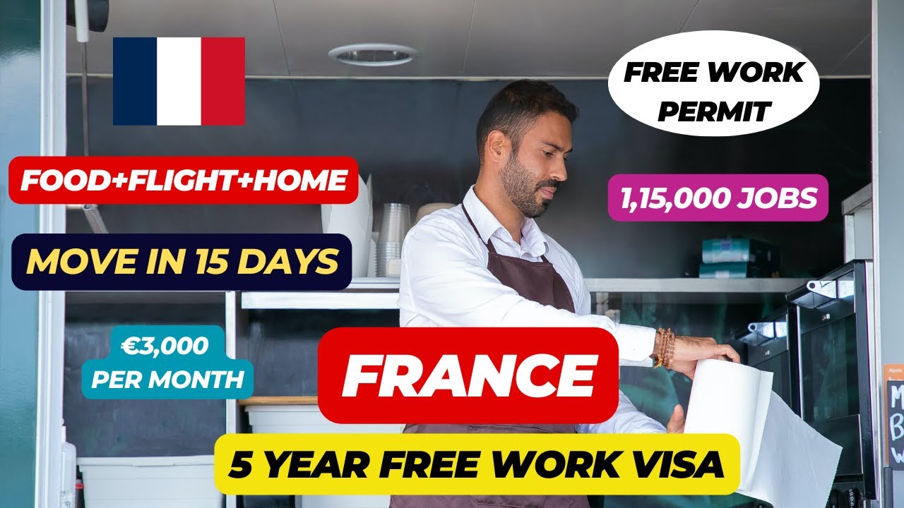 🇫🇷 France 5 Year Free Work Visa | No IELTS | No Agent | Schengen Visa ...