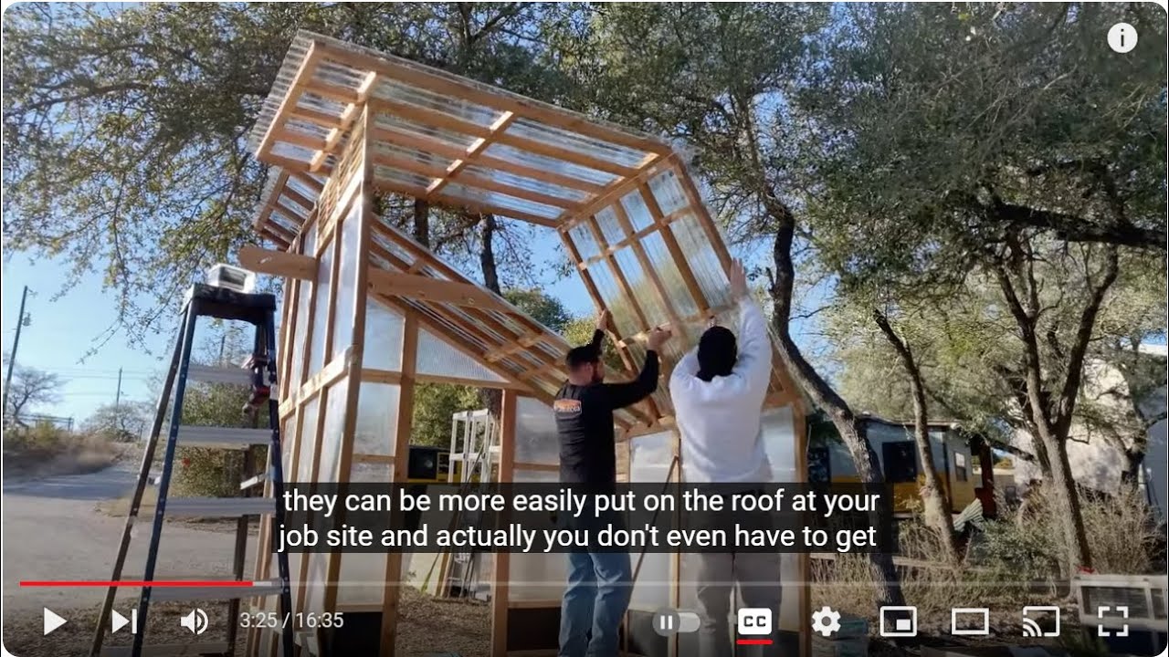Slant-Roof Greenhouse CAD Design Overview Video - YouTube