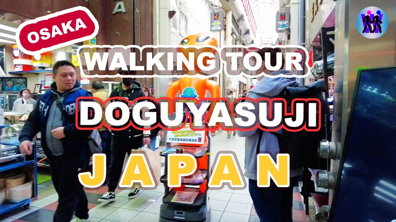OSAKA, JAPAN | Walking Tour Sennichimae Doguyasuji Shopping Street - YouTube