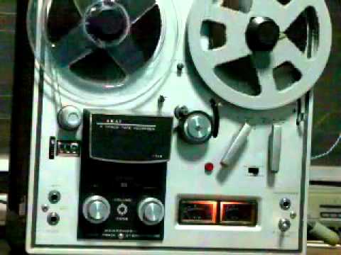 จุดไต้ตำตอ akai 1710 reel to reel - YouTube