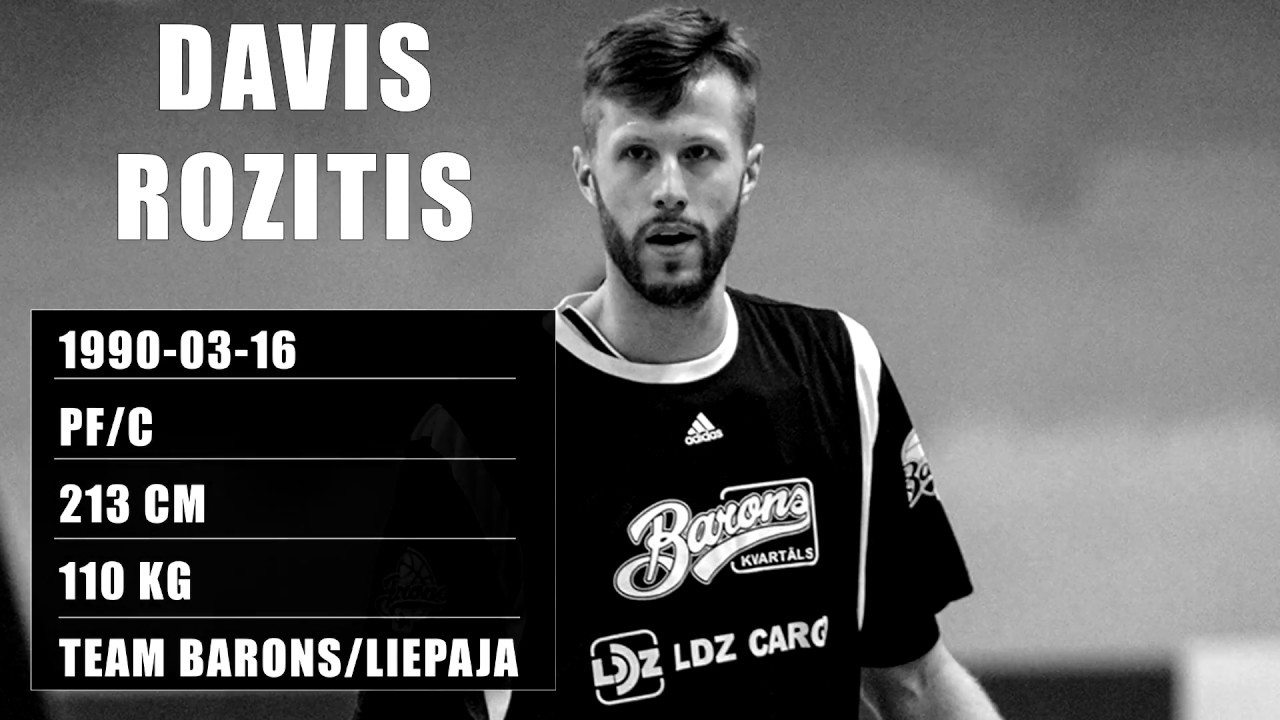 Davis Rozitis 2016/2017 Olybet LBL & Baltic Basketball League ...
