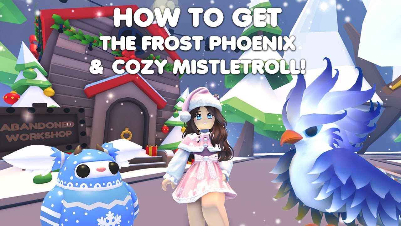 HOW to get the FROST PHOENIX & COZY MISTLETROLL in Adopt me! - YouTube