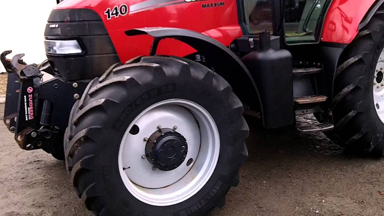 Case Maxxum 140 Multicontroller 50KPH - YouTube