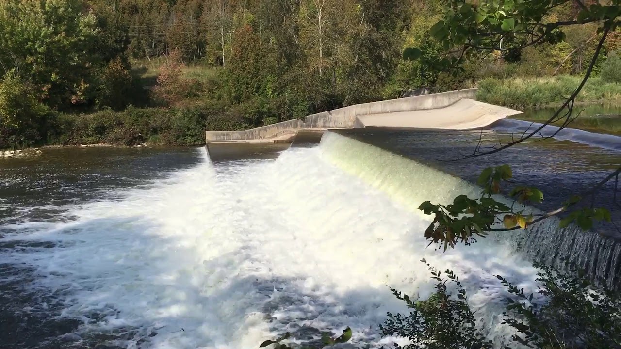 Saugeen River Hanover - YouTube