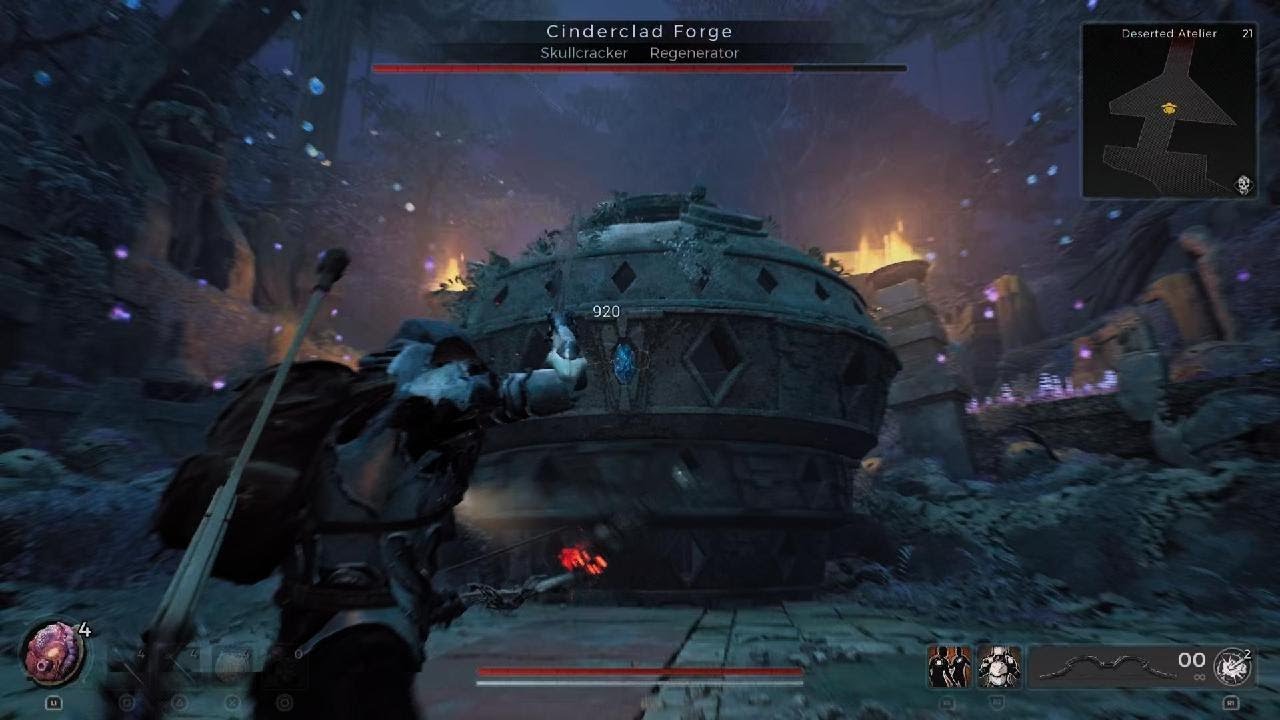 Remnant 2 / Deserted Atelier Boss / Cinderclad Forge / Nightmare - YouTube