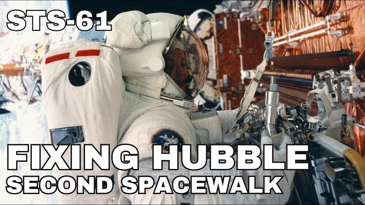 STS-61 Hubble Telescope Repair Mission | Second Spacewalk - YouTube