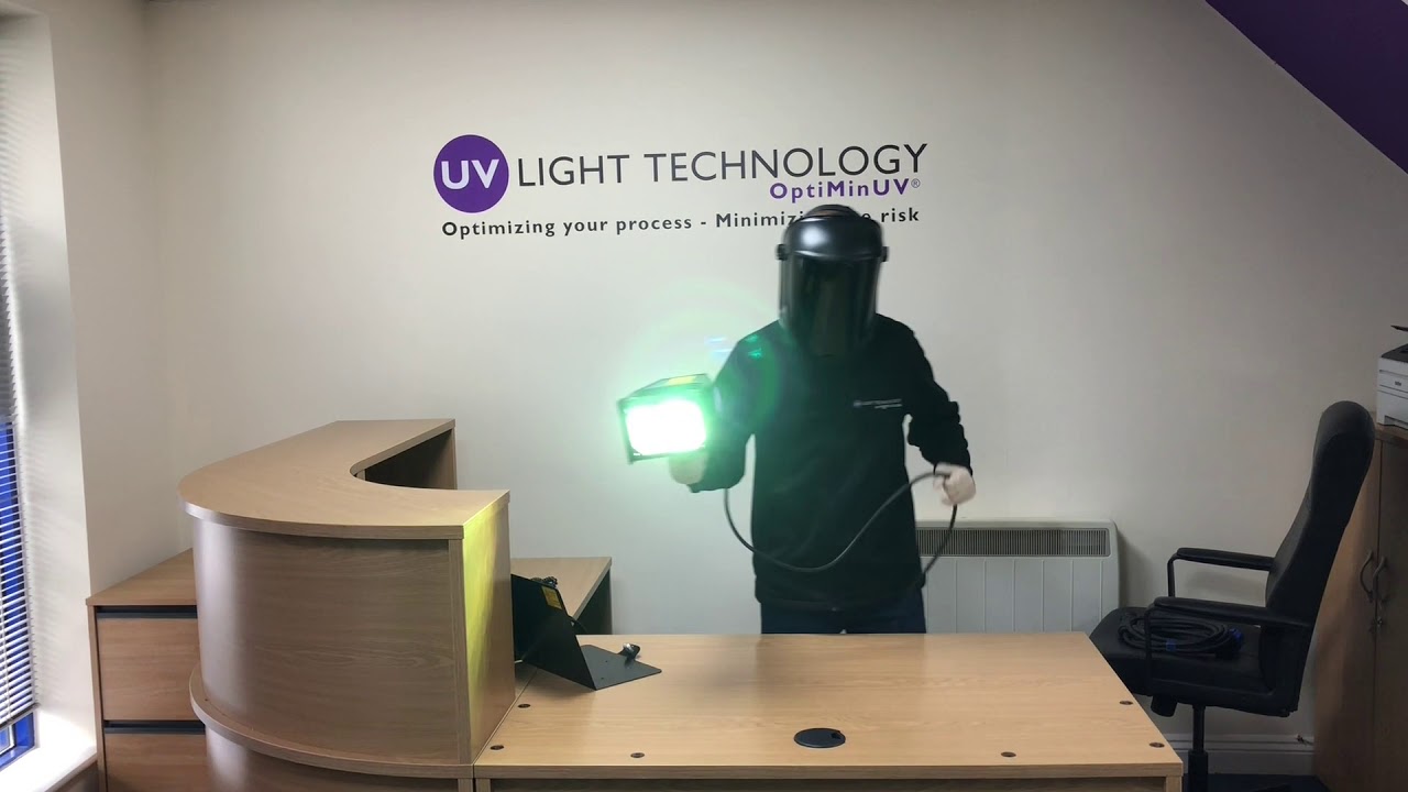 UV Disinfection Lamp | Product Demonstration | UV Light Technology ...