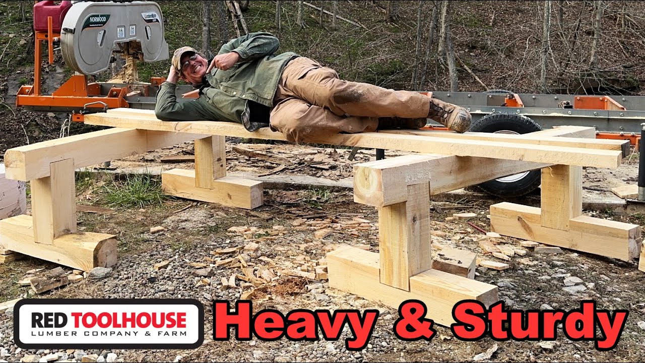 STRONG Timber Frame Work Horses (Built in one Day) - YouTube