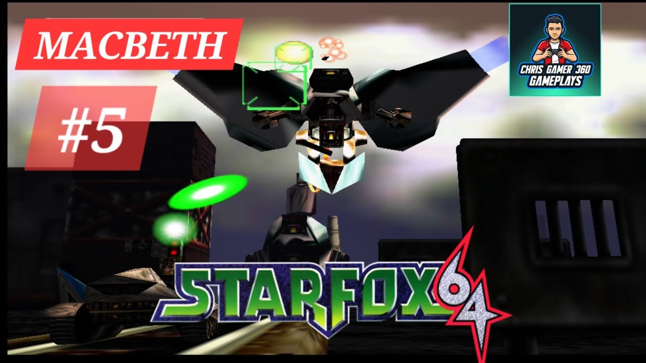 Misión 5 MACBETH | Starfox 64 en Nintendo 64 usando el LANDMASTER ...