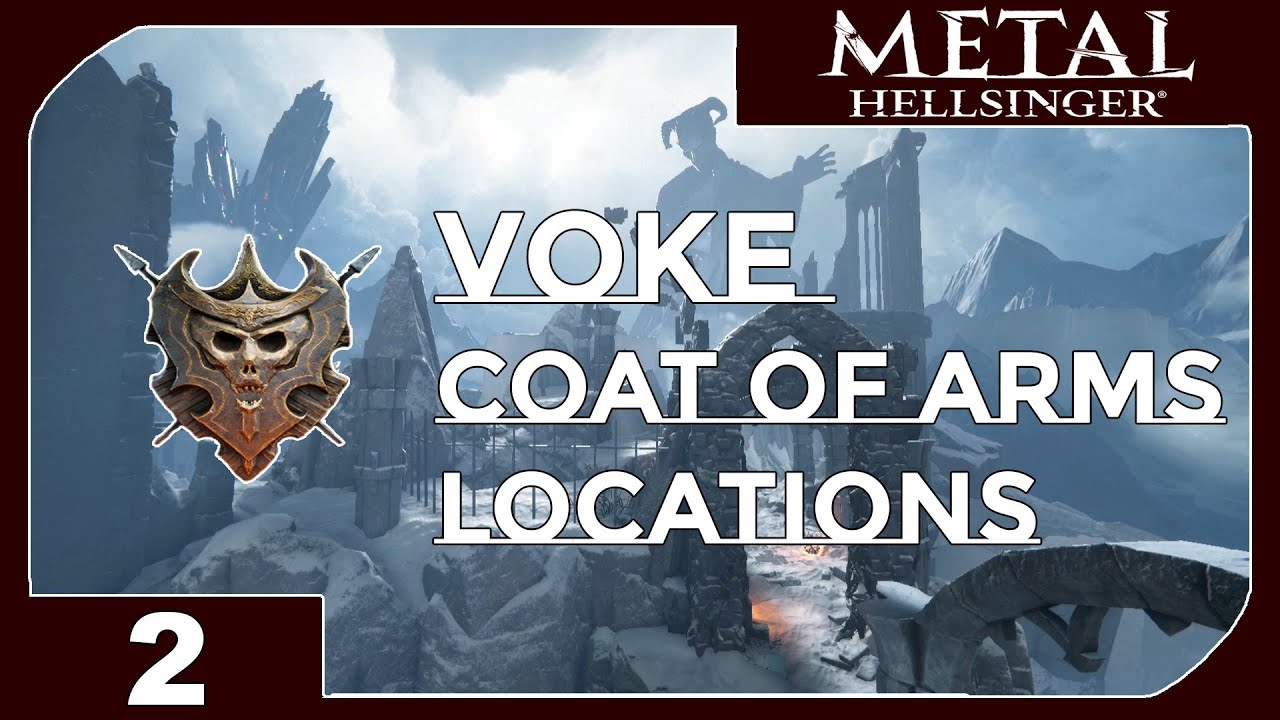 VOKE ALL COAT OF ARMS LOCATIONS - 2 - Metal Hellsinger - YouTube