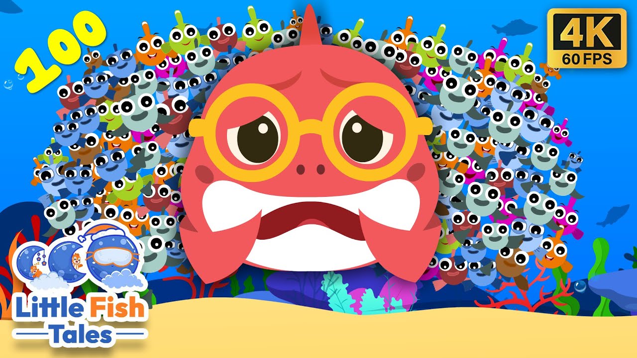 100 Fishy Song | Nursery Rhymes | Little Fish Tales | #fish #babyshark ...