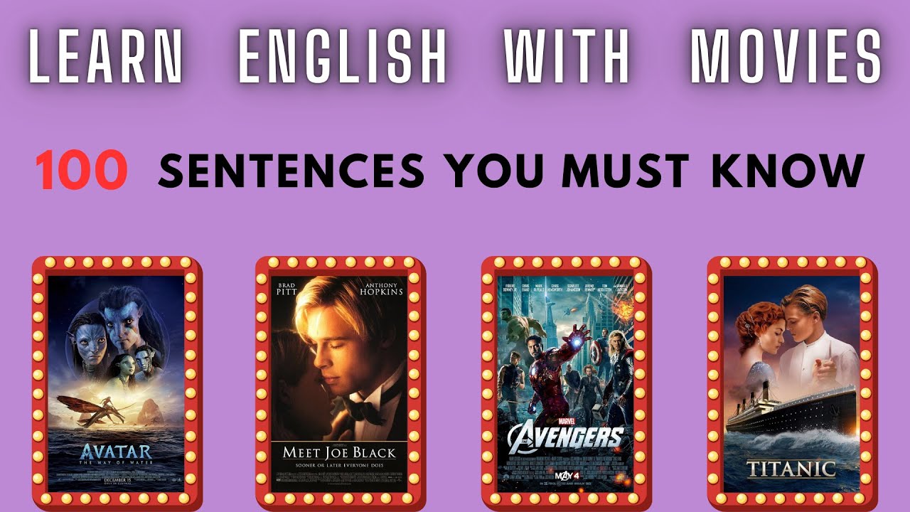 Learn English With Movies | 100 Sentences You Must Know | EP 1 - YouTube