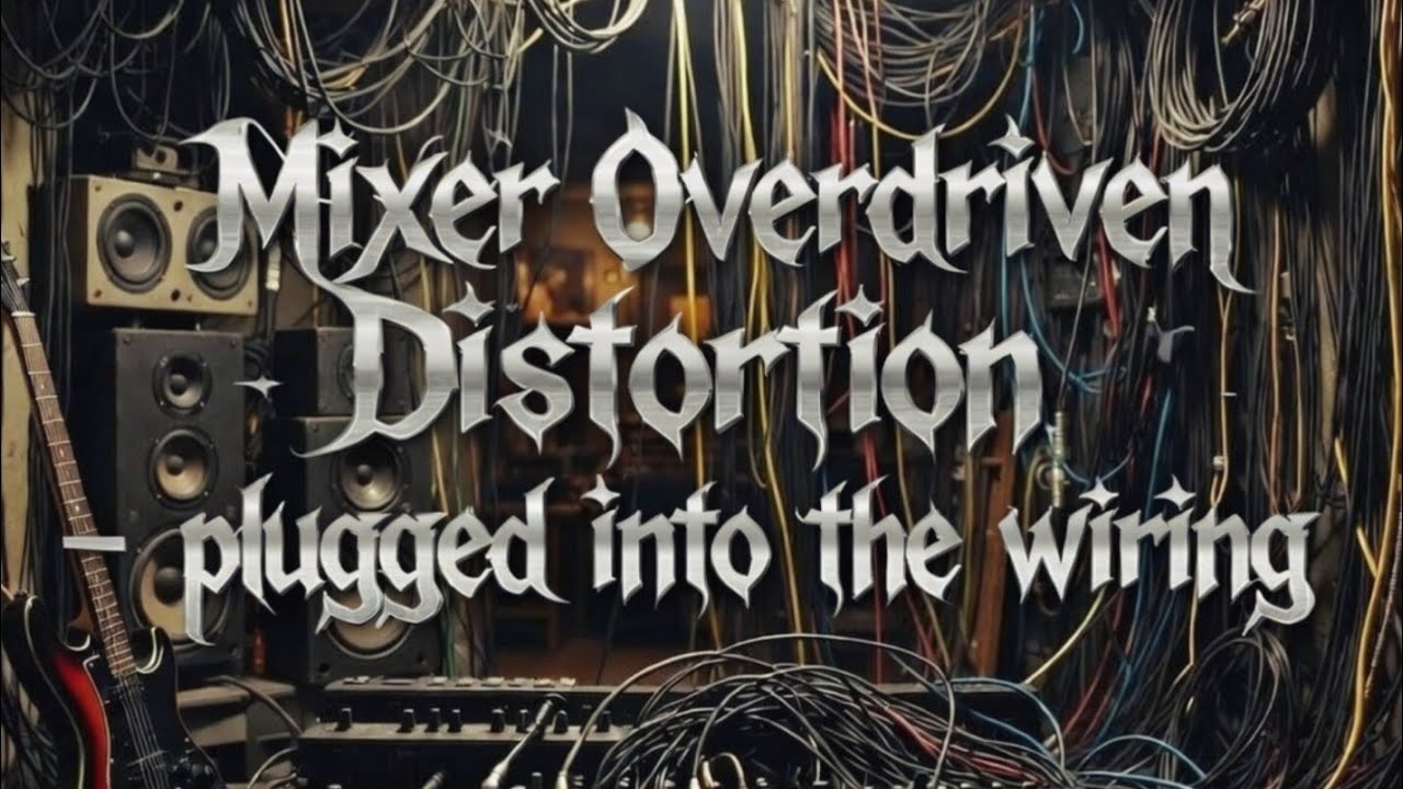 Drumersic - Mixer Overdriven Distortion (plugged into the wiring) - YouTube