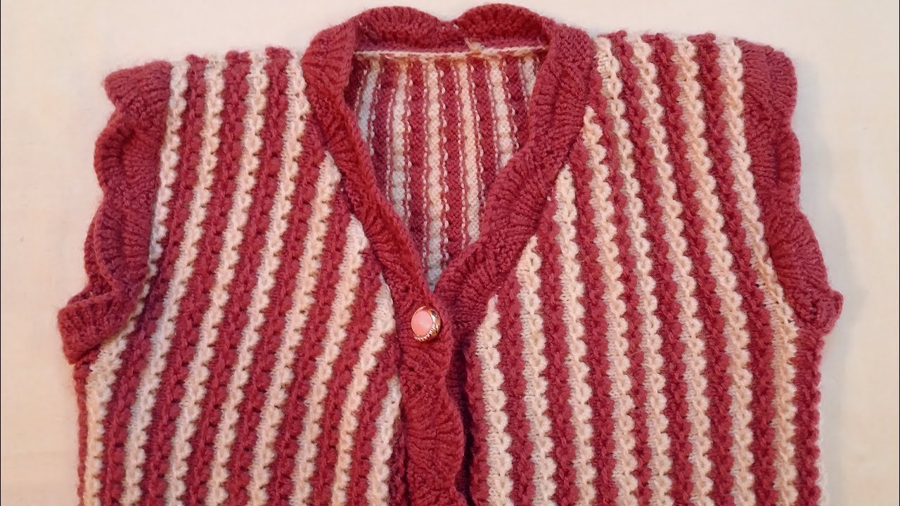 VERTICAL pattern Sweater Making - YouTube