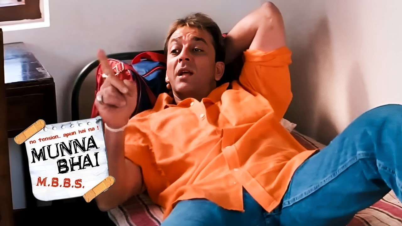 सही है भाई भगवान के साथ तुम्हारा बात हो गया ना फिर खलास - Munna Bhai M ...