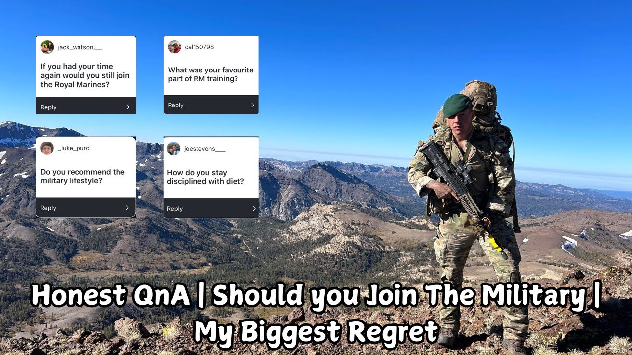An Honest Military QnA | Should you Join The Military | My Biggest ...