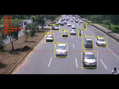 car counting, tracking, and classification day time - YouTube