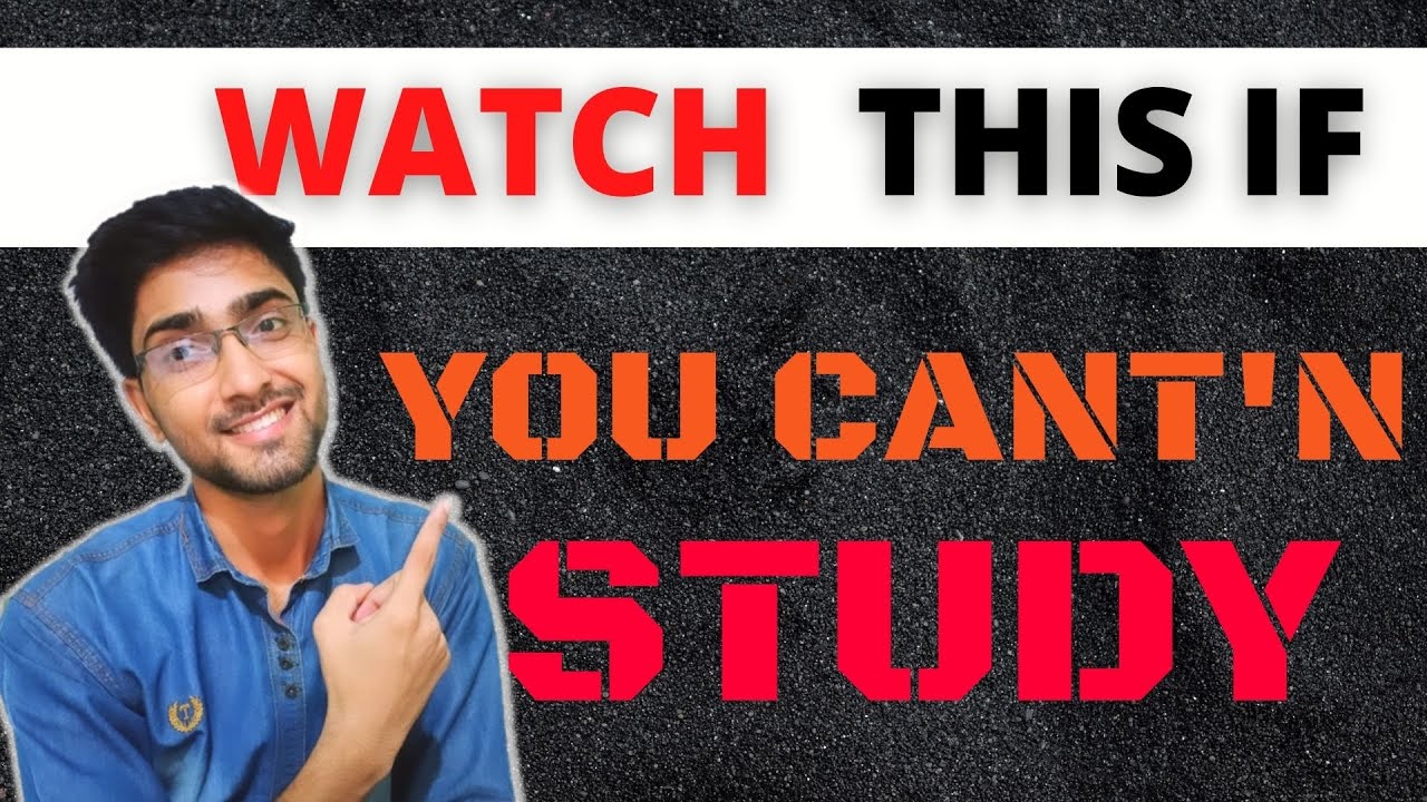 Watch this if you can't study 10\12\Jee\Neet Students - YouTube