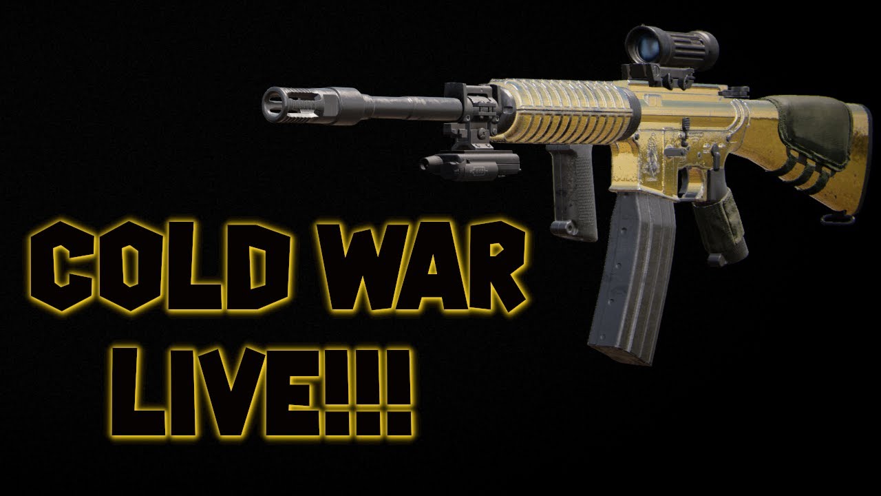 BLACK OPS COLD WAR LIVE! - (working towards the gold FFAR!) - YouTube