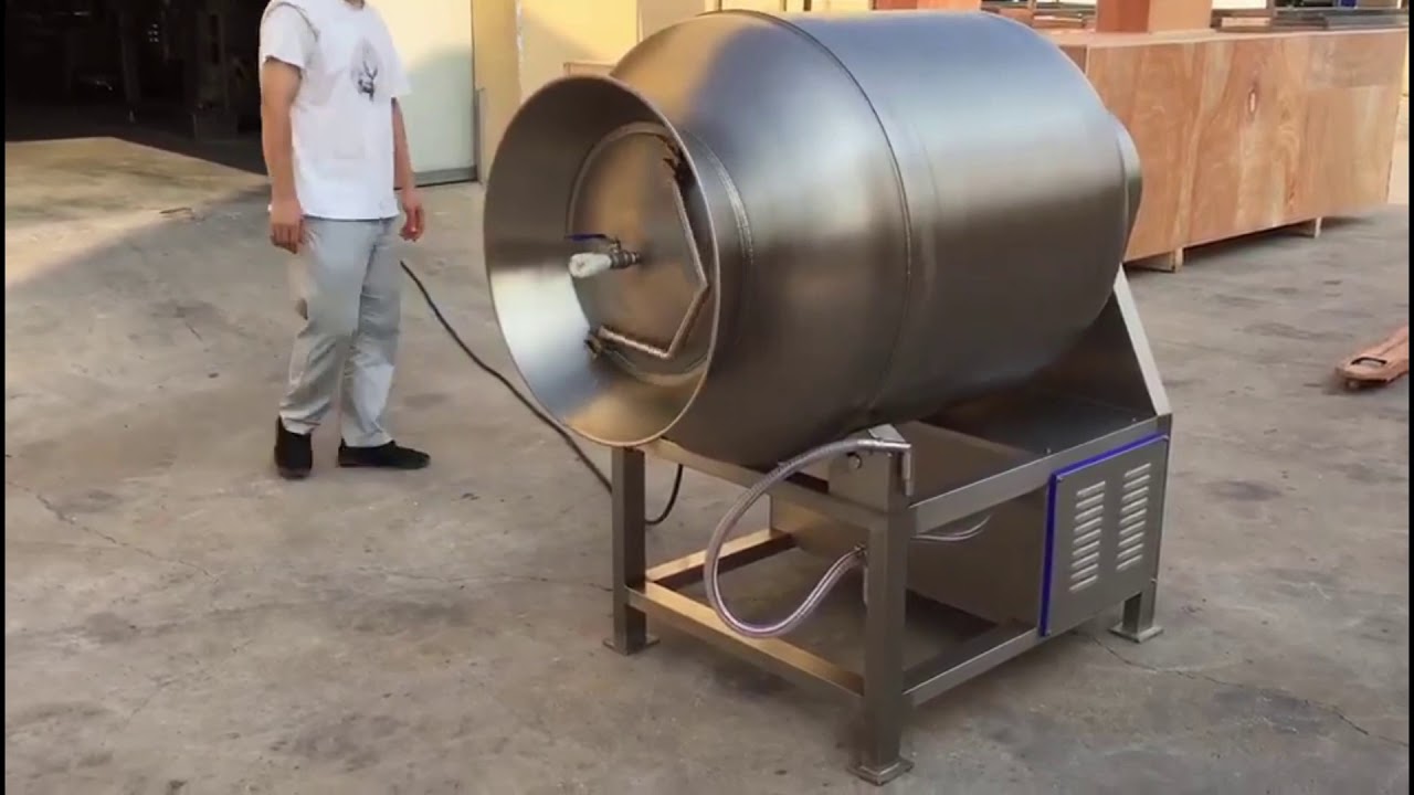 Beef Chicken Meat Tumbling Massaging Machine - YouTube