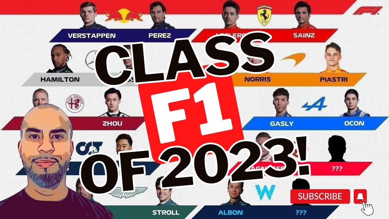 The New F1 2023 Driver Line-up, who is in? and who is out? - YouTube