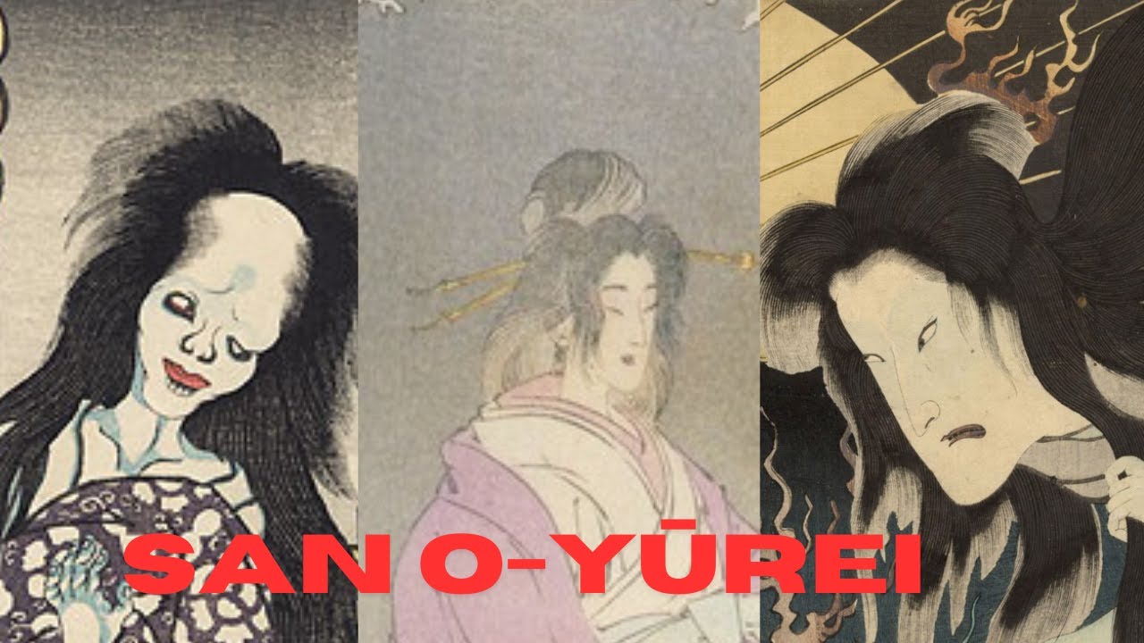 The Three Great Ghosts of Japan (San O Yurei) - YouTube