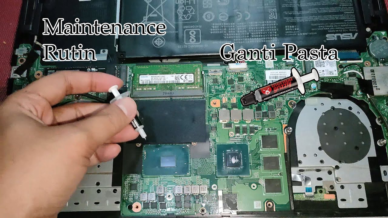 Ganti Pasta Laptop Gaming ROG GL503VD - Bahasa Indonesia - YouTube