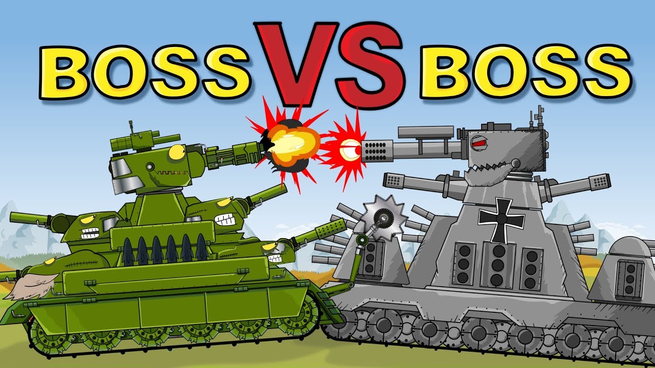"Monster Tank GT44 VS Avenger T5" Cartoons about tanks - YouTube