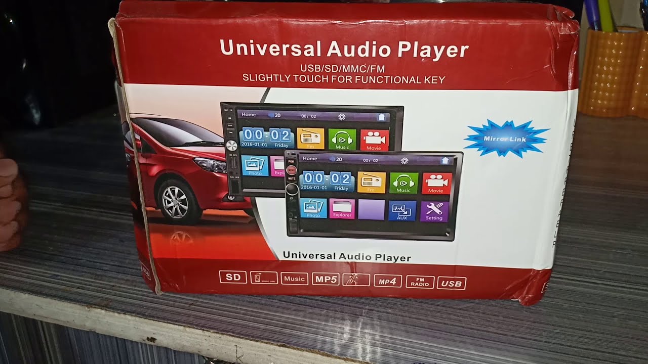 Universal Audio player car music system /Rajkumar.k.T - YouTube