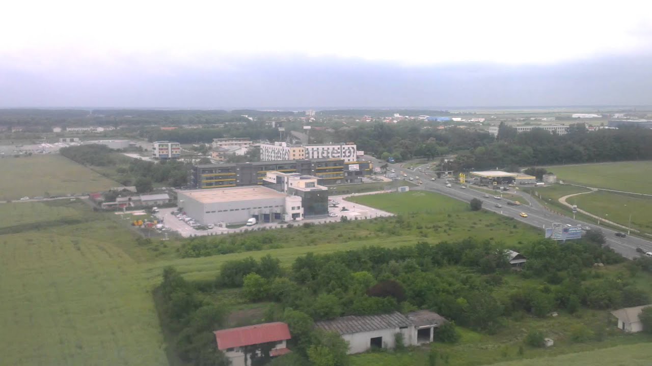 Final approach and landing at Bucharest Henri Coandă Otopeni Airport ...