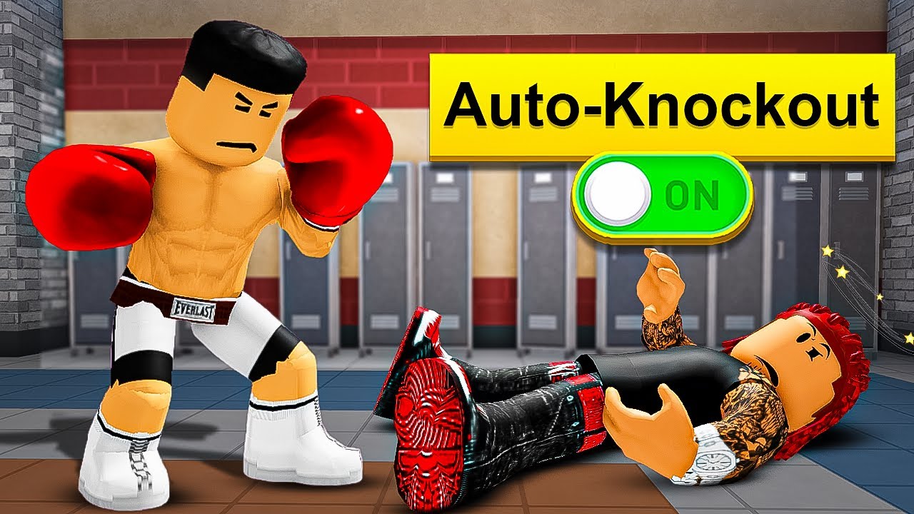 Muhammad Ali + AUTO KNOCKOUT is OVERPOWERED in Roblox Fight In a School ...