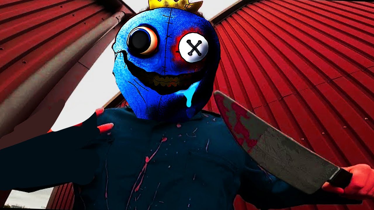 RAINBOW FRIENDS BLUE in New Corrupted SLICED | FNF vs Annoying Orange x ...