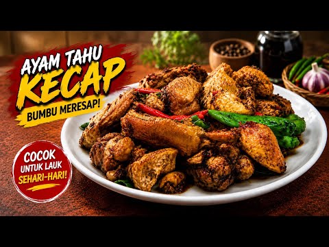 AYAM TAHU KECAP ALA WARTEG ‼️ BUMBU MERESAP SAMPAI DALAM, DIJAMIN BOROS NASI